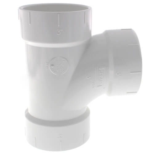 P400-030 - P400-030 - 3" PVC DWV Sanitary Tee