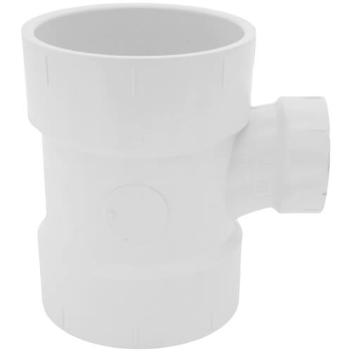 P401-420 - P401-420 - 4" x 4" x 2" PVC DWV Sanitary Tee