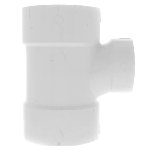 P401-532 - P401-532 - 6" x 6" x 4" PVC DWV Sanitary Tee