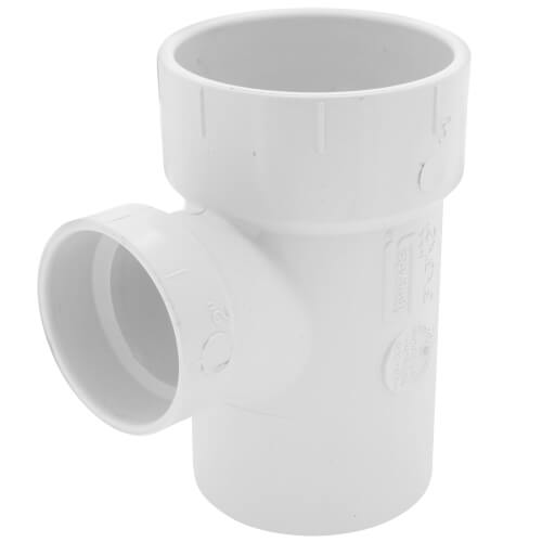 P404-338 - P404-338 - 3" x 3" x 2" PVC DWV Sanitary Street Tee