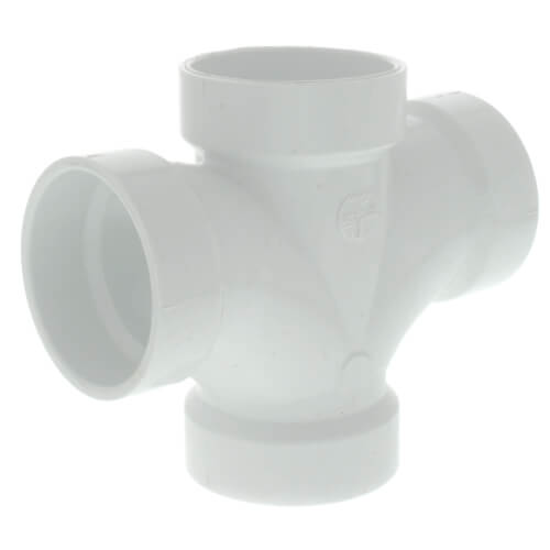 P428-020 - P428-020 - 2" PVC DWV Double Sanitary Tee