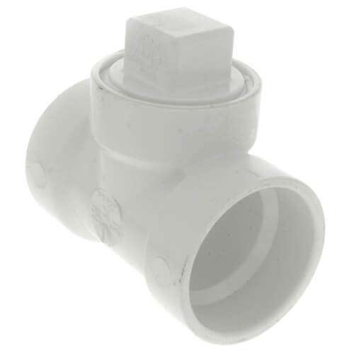 P444X-015 - P444X-015 - 1-1/2" PVC DWV Cleanout Tee w/ Standard Plug
