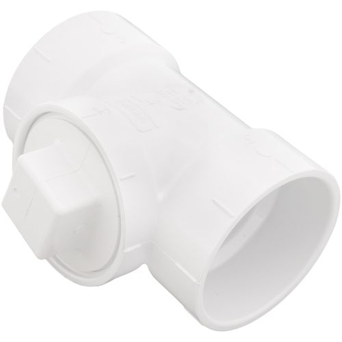 P444X-030 - P444X-030 - 3" PVC DWV Cleanout Tee w/ Standard Plug