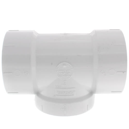 P445X-030 - P445X-030 - 3" PVC DWV Flush Cleanout Tee w/ Cleanout Plug