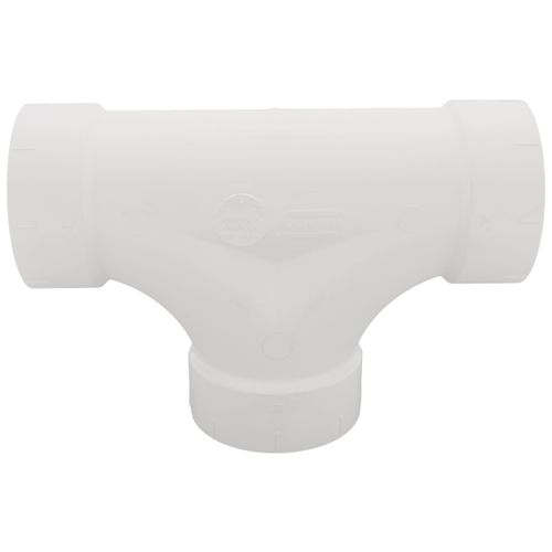 P448-040 - P448-040 - 4" PVC DWV 2-Way Cleanout Tee