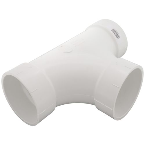 P448-040 - P448-040 - 4" PVC DWV 2-Way Cleanout Tee