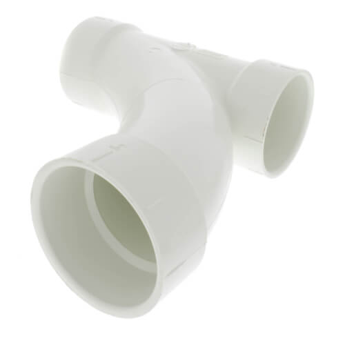 P501-030 - P501-030 - 3" PVC DWV Wye and 45° Elbow Combo