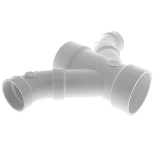 P507-338 - P507-338 - 3" x 3" x 2" x 2" PVC DWV Double Wye and 45 ...