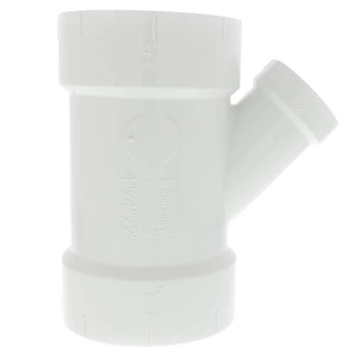 P601-420 - P601-420 - 4" x 4" x 2" PVC DWV Wye