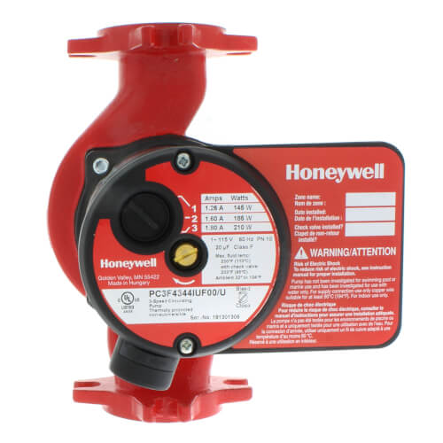 PC3F4344IUF00 - Resideo PC3F4344IUF00 - AquaPUMP Hydronic 3-Speed Circulator Pump, 45 GPM ...