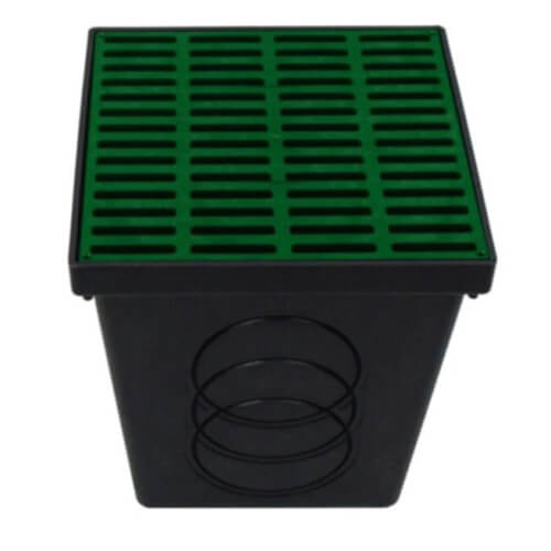 PDB-9KITG - Polylok PDB-9KITG - 9" x 9" Catch Basin w/ Grate & 2 Seals ...