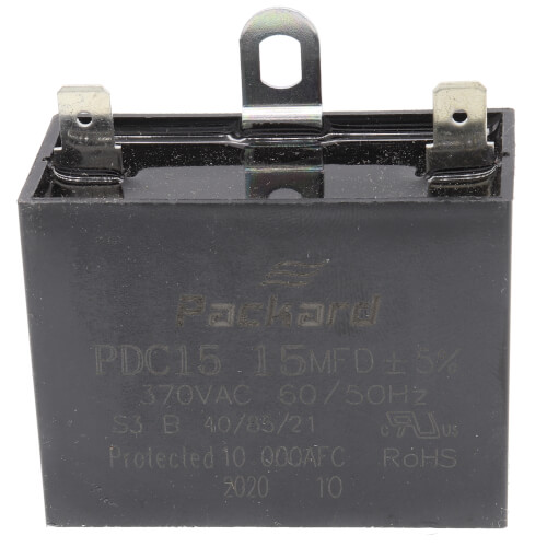 PDC15 - Packard PDC15 - 370V Dry AC Motor Run Capacitor (15 MFD)