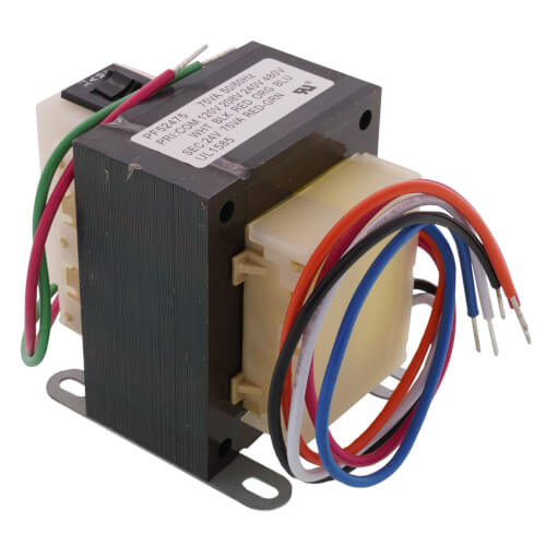 PF52475 - Packard PF52475 - Foot Mount 120/208/240/480V (Primary) 24V (Secondary) 75VA Transformer