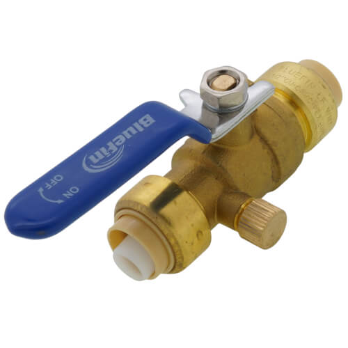 PFBVD050 - Bluefin PFBVD050 - 1/2" Push-Fit Ball Valve with Drain (Lead ...