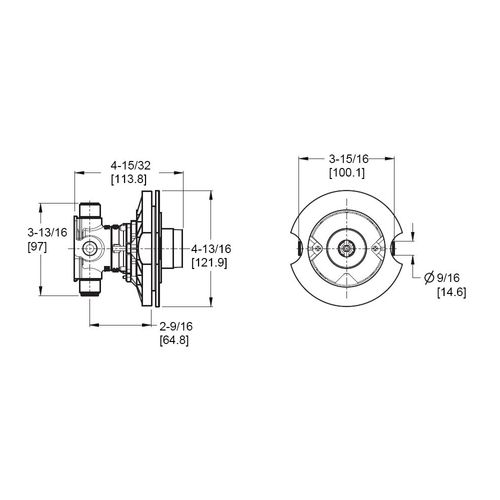 JX8-410P - Pfister JX8-410P - 0X8 Series Universal Tub & Shower Rough ...