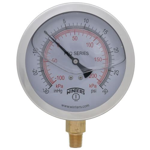 PFQ702 - Winters Instruments PFQ702 - 4" Stainless Steel Dual Scale ...