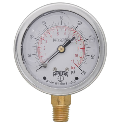 PFQ805R1R11 - Winters Instruments PFQ805R1R11 - 2-1/2" Stainless Steel ...