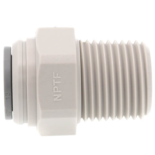 PI011624S - John Guest PI011624S - 1/2" OD x 1/2" NPTF Male Adapter