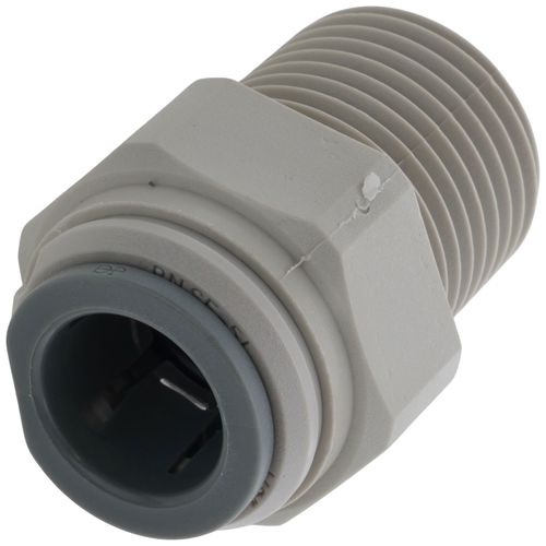 PI011624S - John Guest PI011624S - 1/2" OD x 1/2" NPTF Male Adapter