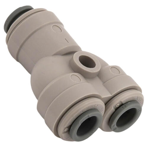 PI2308S - John Guest PI2308S - 1/4" Gray Acetal Two Way Divider