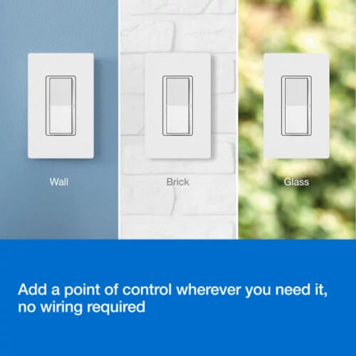 PJ2W-P2B-WH - Lutron PJ2W-P2B-WH - Pico Paddle Remote Wall-Mounting Kit, Wireless On/Off Control ...