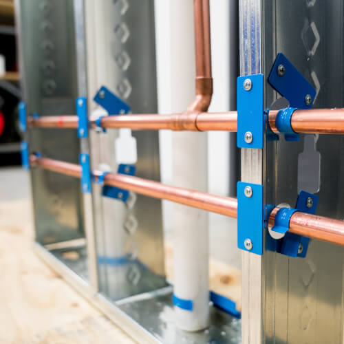 PL-1111-SNP1 - Hap PL-1111-SNP1 - 1-1/2" x 3" Stud Guard protects pipes ...