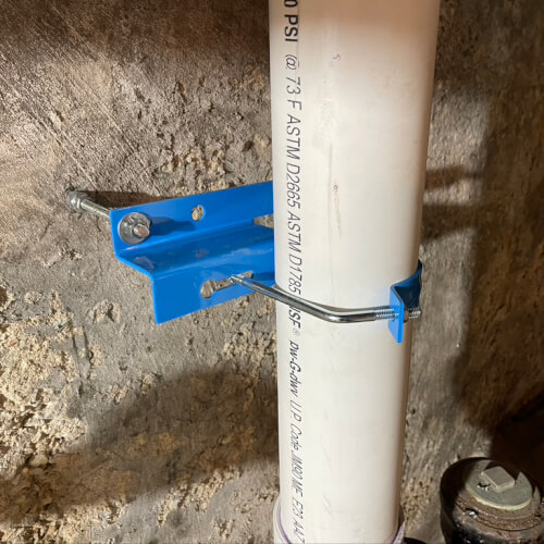 PL-1111-V30 - Hap PL-1111-V30 - 3" Lockable Hap Pipe Hanger Fits 3" PVC, Copper, Stainless and ...