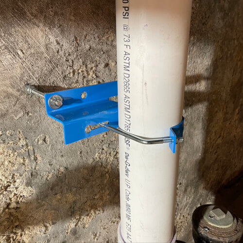 PL-1111-V40 - Hap PL-1111-V40 - 4" Lockable Hap Pipe Hanger Fits 4" PVC, Copper, Stainless and ...