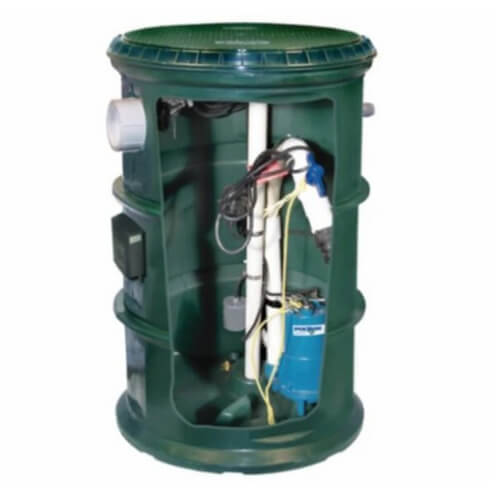 PL-PS40 - Polylok PL-PS40 - Pre-Assembled Pump Basin Station w/ 2/5 HP Pump, Floats, Junction ...