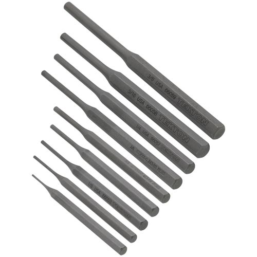 PNC92001 - Tekton PNC92001 - Pin Punch Set, 9-Piece (1/16-3/8")