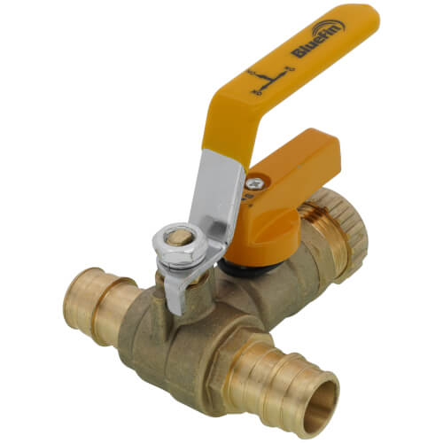 PPBV075HD - Bluefin PPBV075HD - 3/4" Expansion PEX Ball Valve w/ Hose ...
