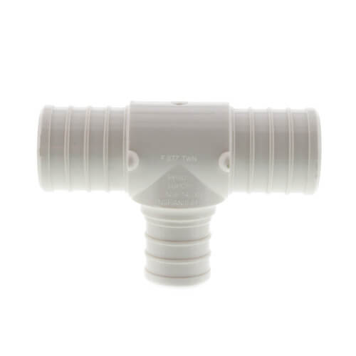 710P-T101007 - Boshart 710P-T101007 - 1" x 1" x 3/4" Poly PEX Crimp Reducing Tee