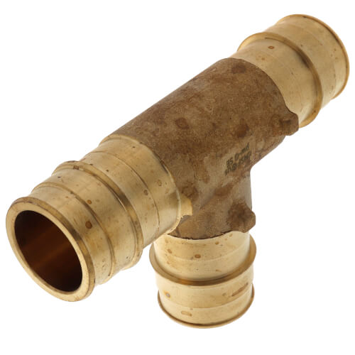 PPT100 - Bluefin PPT100 - 1" Expansion PEX Tee (Lead Free Brass)