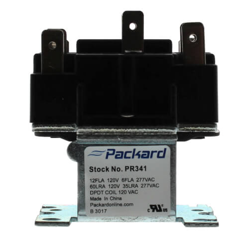PR341 - Packard PR341 - DPDT Switching Fan Relay - 110-120 Coil Voltage