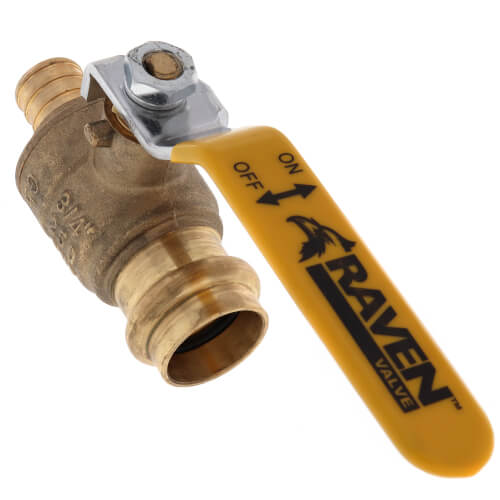 PRBL-034-NL - Everflow PRBL-034-NL - 3/4" PEX Crimp x Press Ball Valve