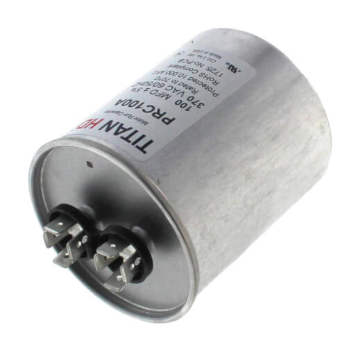 PRC100A - Titan HD PRC100A - 100 MFD Round Motor Run Capacitor (370V)
