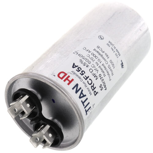 PRCF55A - Titan HD PRCF55A - 55 MFD Round Motor Run Capacitor (440/370V)