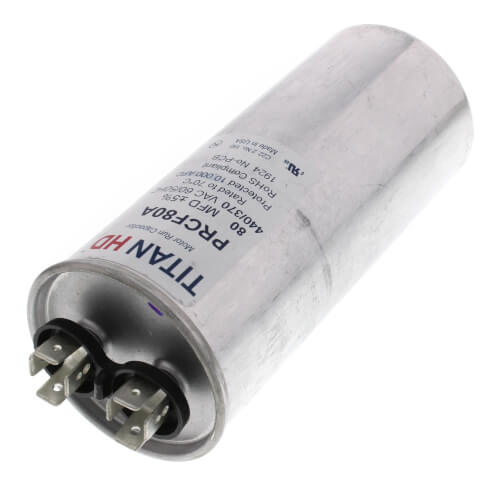 PRCF80A - Titan HD PRCF80A - 80 MFD Round Motor Run Capacitor (440/370V)