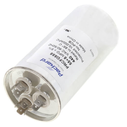 PRCFD555 - Packard PRCFD555 - 440 V Round Motor Run Capacitor (55/5 MFD)