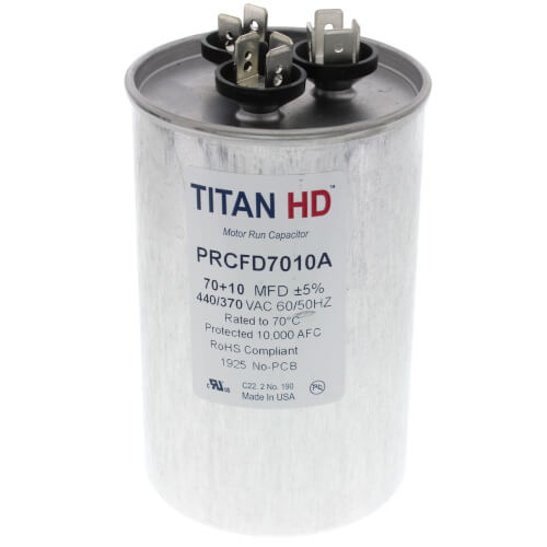 PRCFD7010A - Titan HD PRCFD7010A - 70/10 MFD Round Dual Motor Run ...