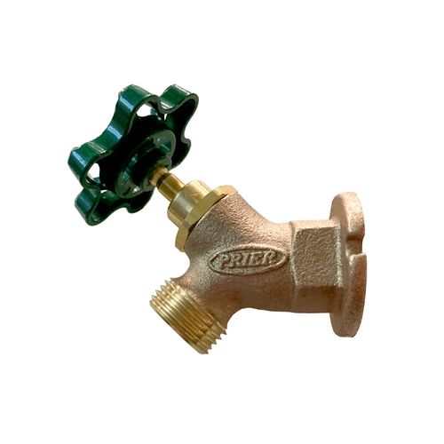 34.40LF - Prier 34.40LF - 1/2" FPT Brass Sillcock, Green Handle (Lead Free)