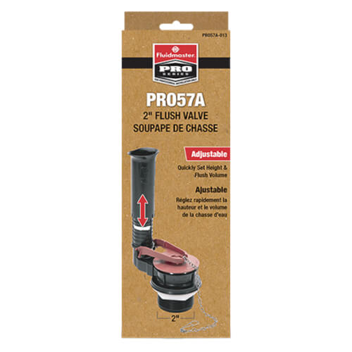 PRO57A-013-P10 - Fluidmaster PRO57A-013-P10 - 2" Adjustable Flush Valve with Flapper