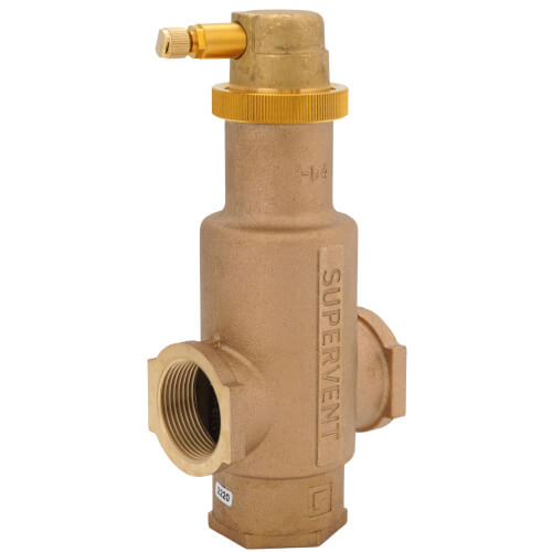 PV125 - Resideo PV125 - 1-1/4" NPT Supervent Air Eliminator, PV125