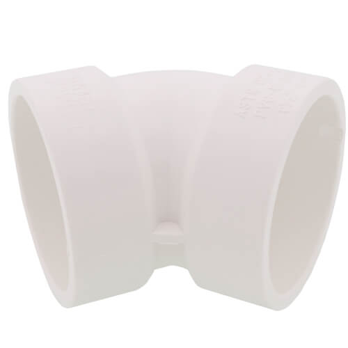 PVA45E150 - Bluefin PVA45E150 - 1-1/2" PVC DWV 45° Short Radius Elbow