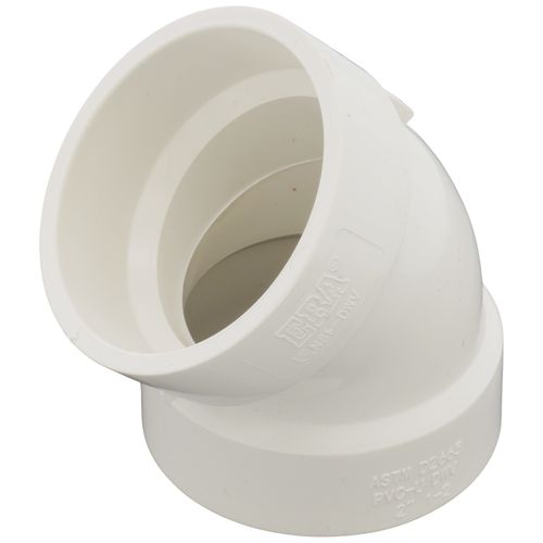 PVA45E200-NSF - Bluefin PVA45E200-NSF - 2" PVC DWV 45° Elbow (NSF)