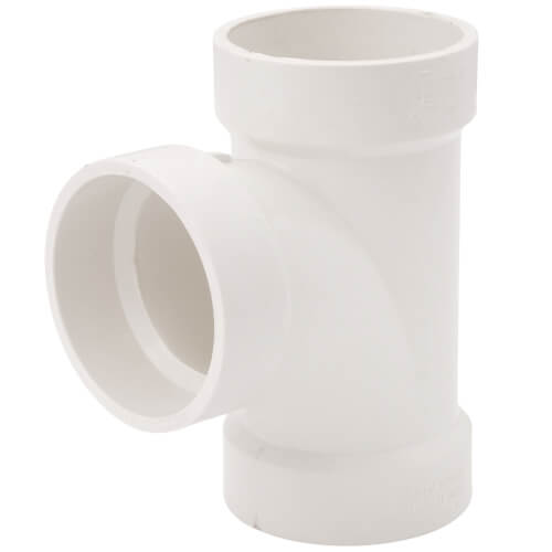 PVAST200-NSF - Bluefin PVAST200-NSF - 2" PVC DWV Sanitary Tee (NSF)