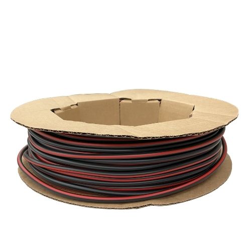 PVC-RED - Arzel Zoning PVC-RED - 200' Black PVC Tubing w/ Red Stripe