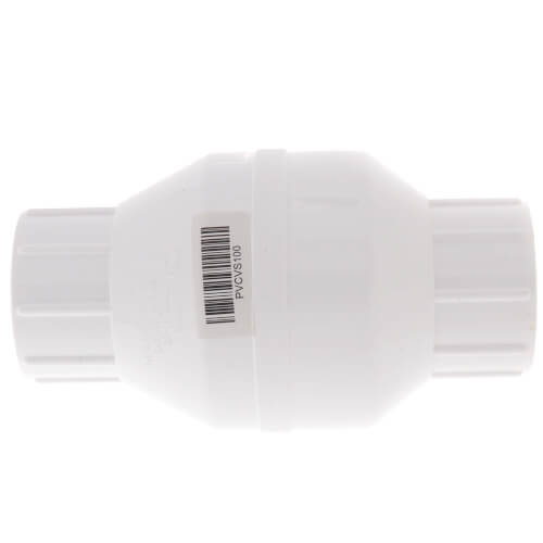 PVCVS100 - Bluefin PVCVS100 - 1" PVC In-Line Check Valve w/ SS Spring ...