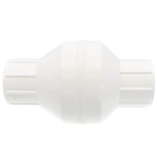 PVCVT125 - Bluefin PVCVT125 - 1-1/4" PVC In-Line Check Valve w/ SS ...