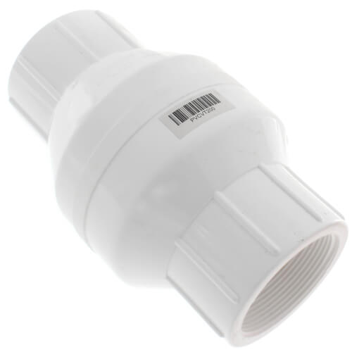 PVCVT200 - Bluefin PVCVT200 - 2" PVC In-Line Check Valve w/ SS Spring ...